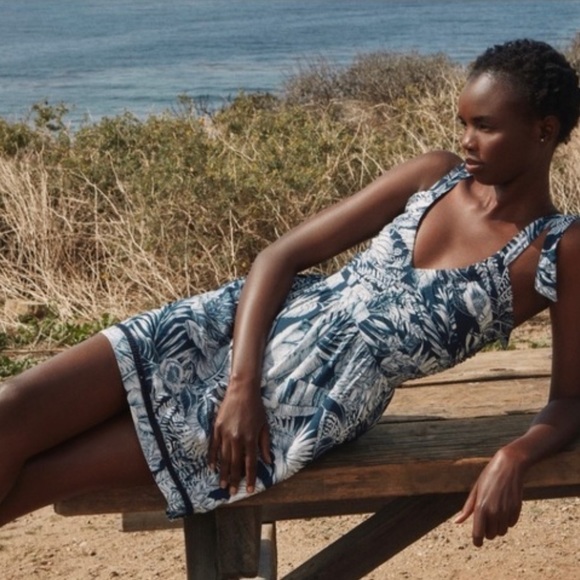 Agua Bendita | Dresses | Agua Bendita Sierra Helios Dress In Blue ...